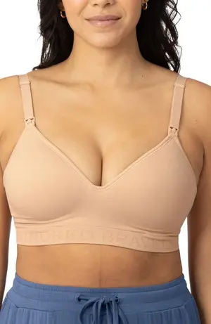 KINDRED BRAVELY Sublime Contour Maternity & Nursing Bra-sizing Available From B-d Cup - Beige