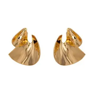 BLACK SUEDE STUDIO Lola Earrings - Gold