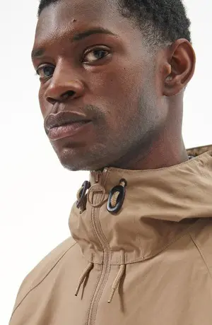 Barbour Whitstone Waterproof Jacket - Military Brown