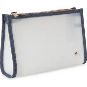 Stephanie Johnson Medium Zip Cosmetics Bag - Blue