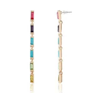 Bcbgmaxazria Linear Drop Earrings - Gold