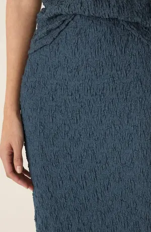 Eileen Fisher Textured Straight Skirt - Cold Spring