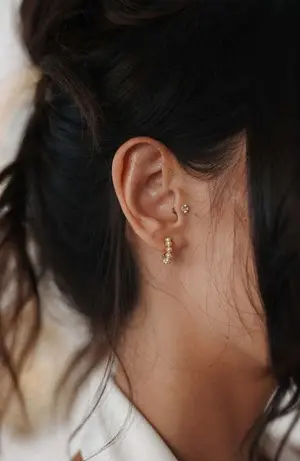 UNTAMED PETALS Jessica Mini Hoop Earrings
