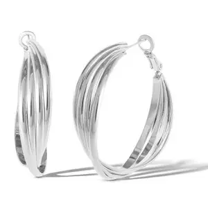 Jessica Simpson Hoop Earrings - Silver, Gold