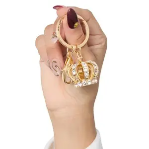 Juicy Couture Crystal Crown Keychain