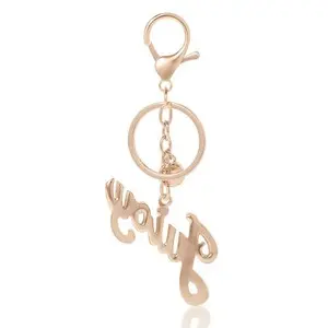 Juicy Couture Crystal Pave "juicy" Script Keychain