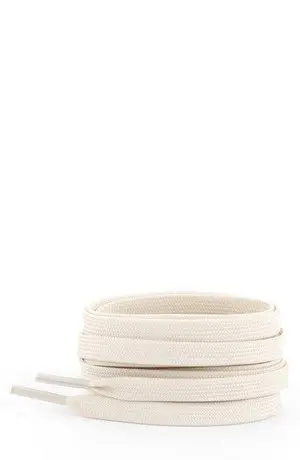 WAVES CALIFORNIA 63-inch Premium Flat Shoelaces - Cream