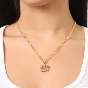 Juicy Couture Crown Pendant Necklace & Stud Earrings Set