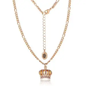 Juicy Couture Crown Pendant Necklace & Stud Earrings Set