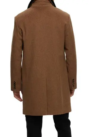 Gorski Loro Piana Wool Coat With Shearling Collar