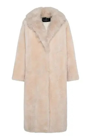 Gorski Sheared Genuine Shearling Coat