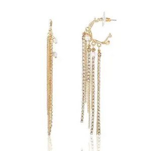 Bcbgmaxazria Layered Tassel Statement Earrings