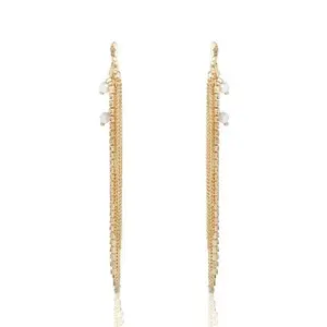 Bcbgmaxazria Layered Tassel Statement Earrings