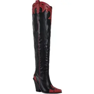 AZALEA WANG Deimos Over-the-knee Western Boots