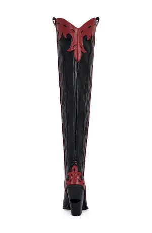 AZALEA WANG Deimos Over-the-knee Western Boots