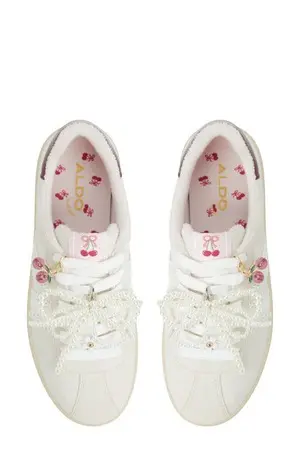 Aldo Lace Up Sneakers With Charms