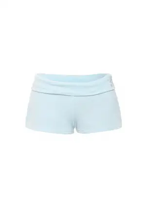 SPARKL Tracksuit Velour Shorts - Blue