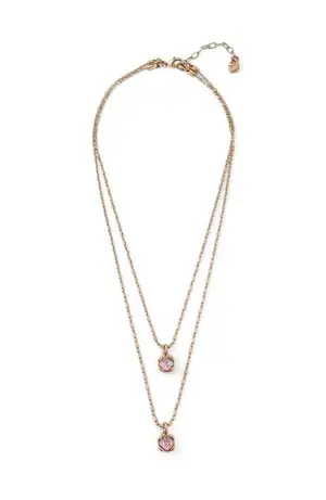 UNODE50 Crystal Pendant Necklace - Gold