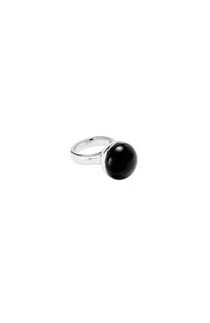 UNODE50 Eclipse Murano Ring - Silver