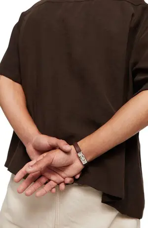 UNODE50 Bracelet With Sterling -plated End Caps - Silver