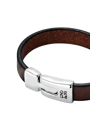 UNODE50 Bracelet With Sterling -plated End Caps - Silver