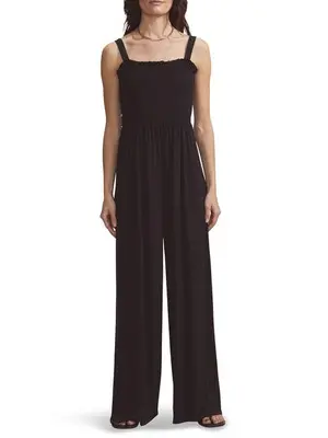 RO&ZO Shirred Bodice Jersey Jumpsuit