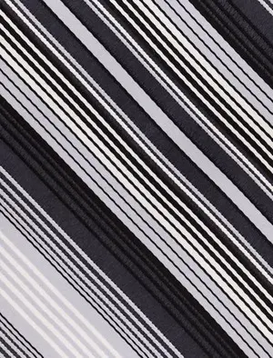 SYNRGY BY DXL Futuristic Striped Neck Tie - Black