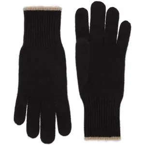 Brunello Cucinelli Knit Gloves - Black