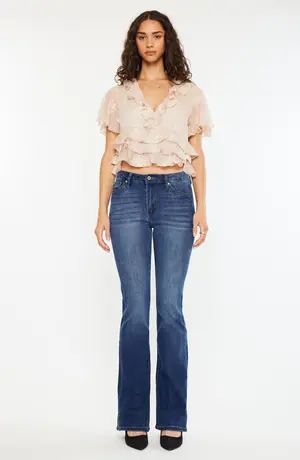 Kancan Kick Flare Jeans For Women