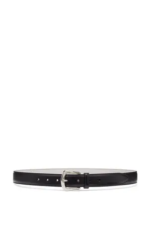 Brunello Cucinelli Calfskin Leather Belt - Black