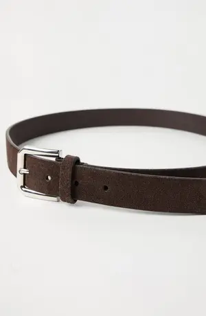 Brunello Cucinelli Leather Belt - Rust Brown