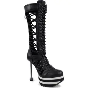 Striped Boots For Women