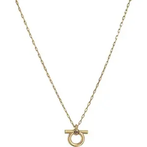 CXC Mini Omega Pendant Necklace - Gold