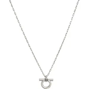 CXC Mini Omega Pendant Necklace - Silver