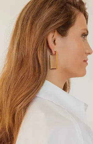 CXC Big Ionian Statement Earrings - Gold
