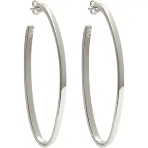 CXC Oasis Hoop Earrings - Silver