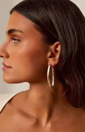 CXC Oasis Hoop Earrings - Silver