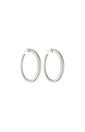 CXC Orbit Hoop Earrings - Silver