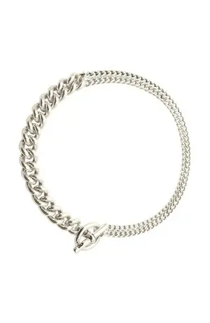 CXC Choker Necklace - Silver