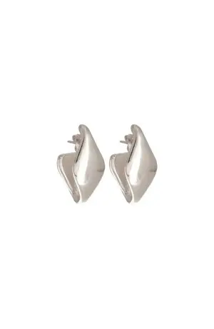 CXC Mini Stud Earrings - Silver