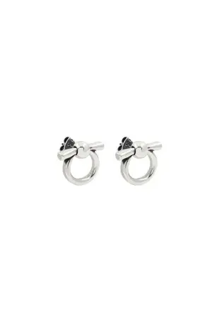 CXC Mini Omega Earrings - Silver