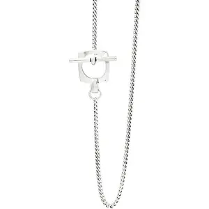 CXC Aldaba Sliding Necklace - Silver