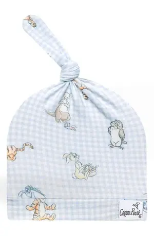 COPPER PEARL Knotted Winnie The Pooh Print Hat - Winnie The Pooh Fs