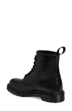 Dr. Martens 1460 Croc Embossed Combat Boot