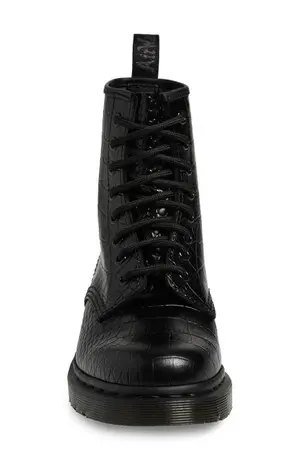 Dr. Martens 1460 Croc Embossed Combat Boot