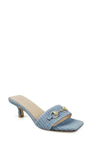ARTISAN CRAFTED BY ZIGI Evana Kitten Heel Sandal - Blue