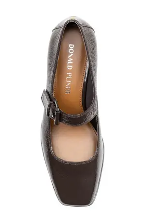 DONALD PLINER Mary Jane Pump - Dark Brown