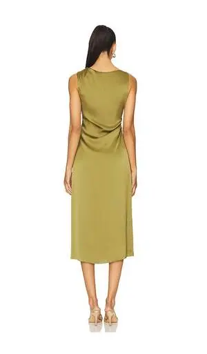 Theory Draped Midi Dress