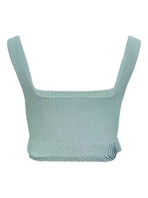 Alexis Ribbed Pleated Top