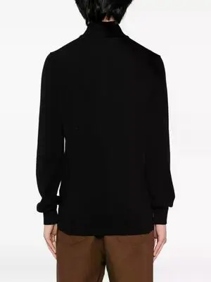 Lacoste Cotton Zip Neck Top